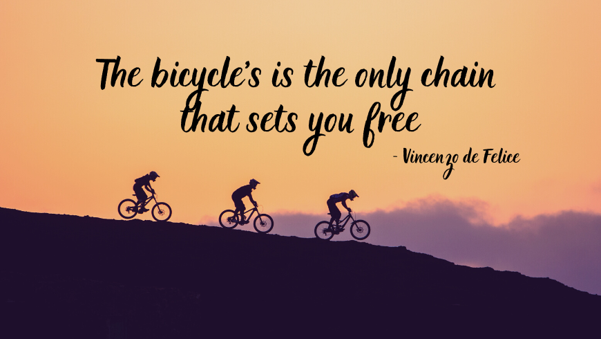 Best inspirational quotes about cycling and travelling by bike